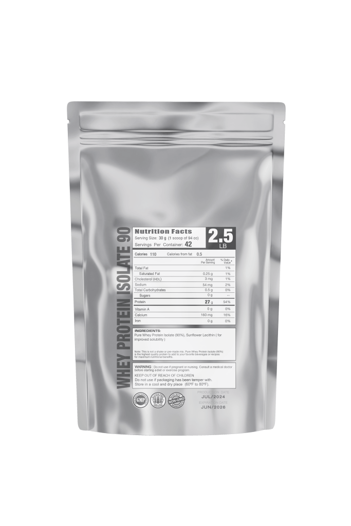 Buy Whey Protein Isolate 90% 2.5Lb - 42serv. / 27G - Pure Muscle ...